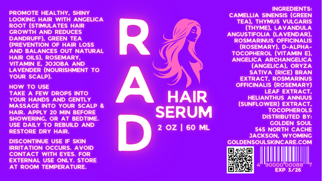 Rad Hair Serum – Blackburn Drug