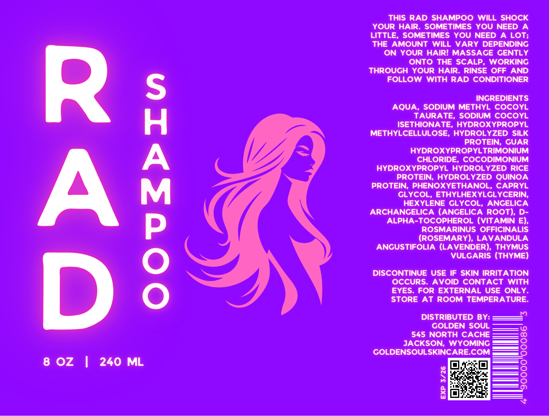Rad Hair Shampoo – Blackburn Drug
